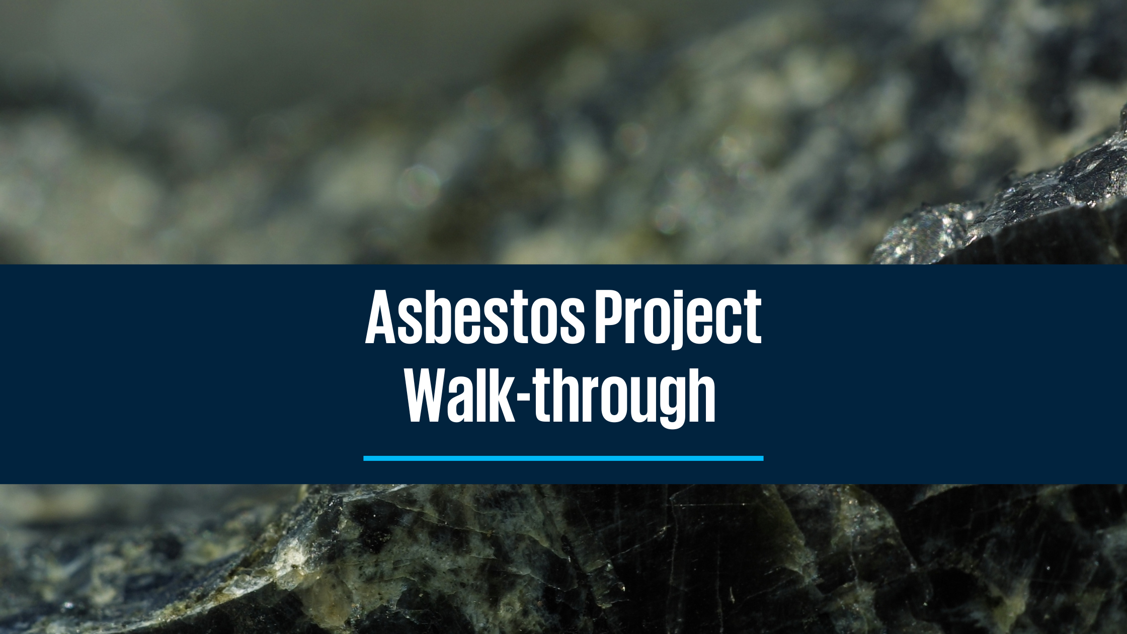 Asbestos Project Walk-through